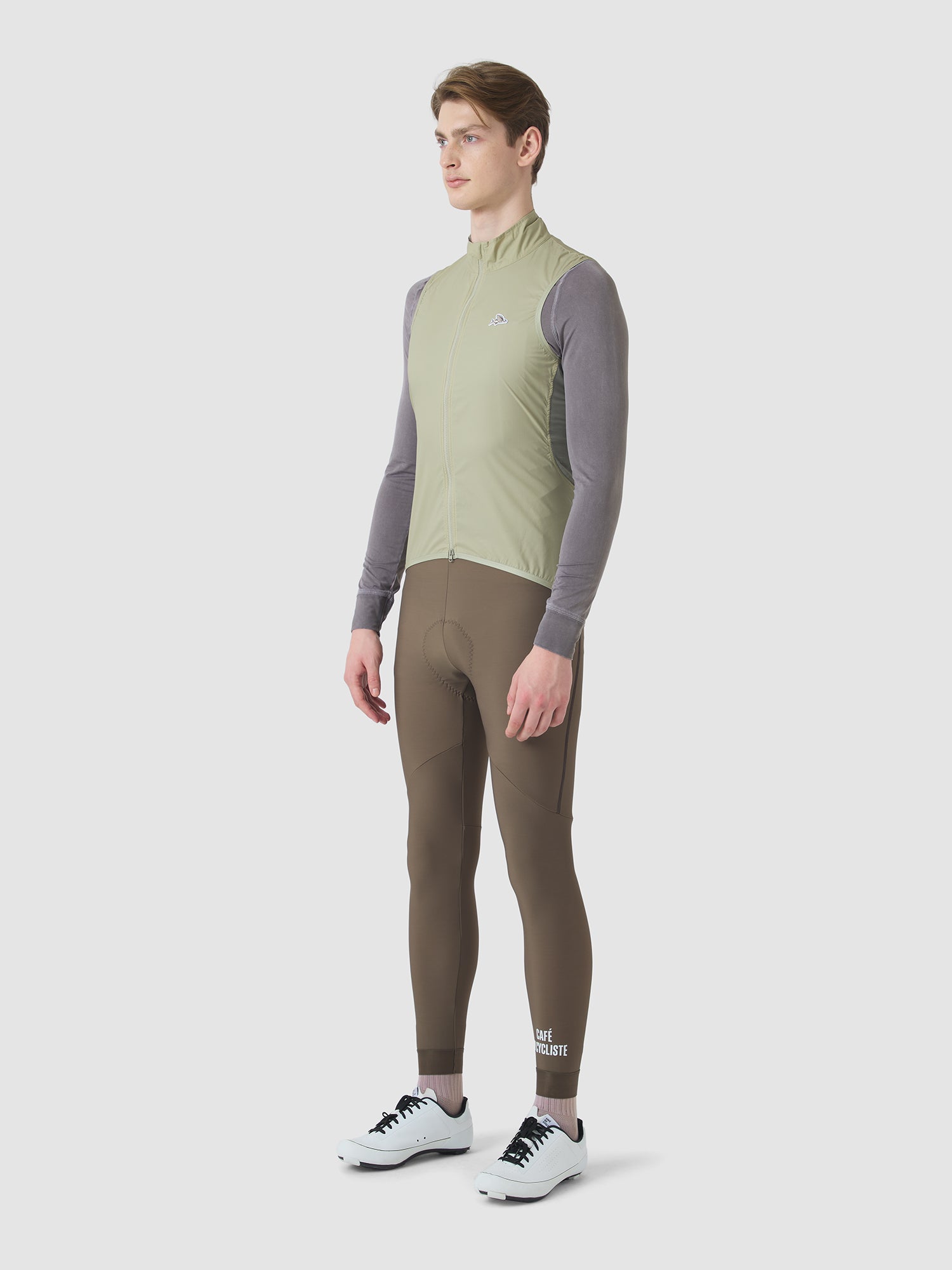 Edith Men's Cycling Gilet Puddle – Café du Cycliste | US