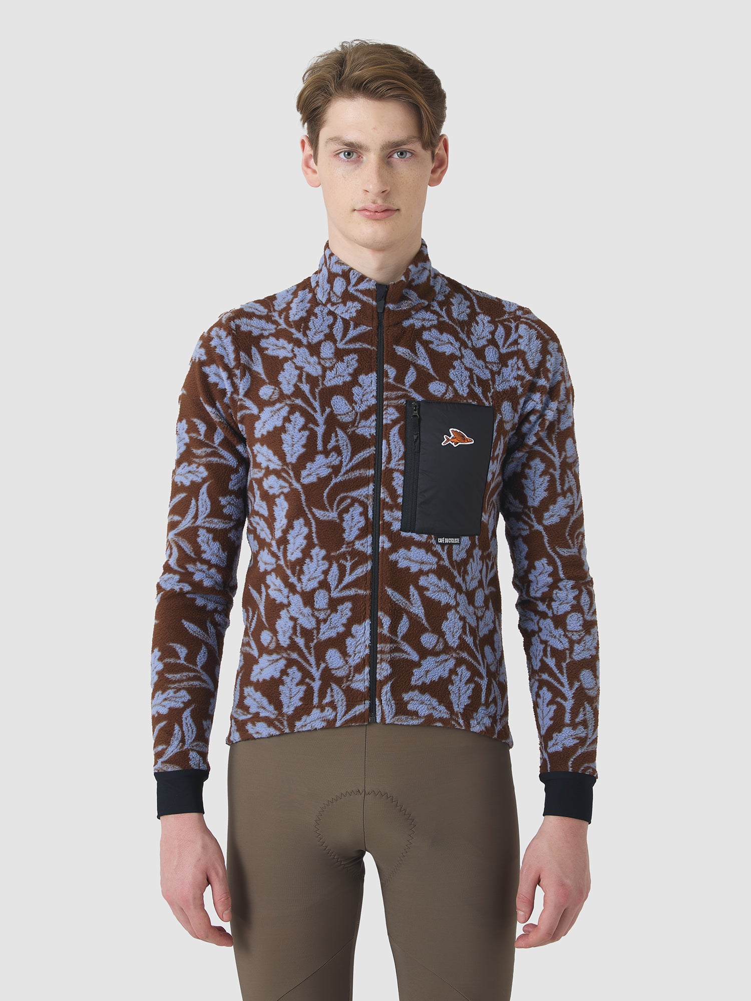 Solange Men's Cycling Jersey Carob / Verbena – Café du Cycliste | GB