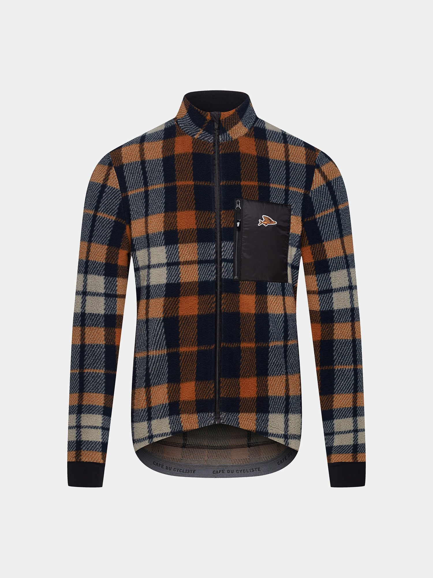 Men's Cycling Jersey Solange Navy Orange – Café du Cycliste