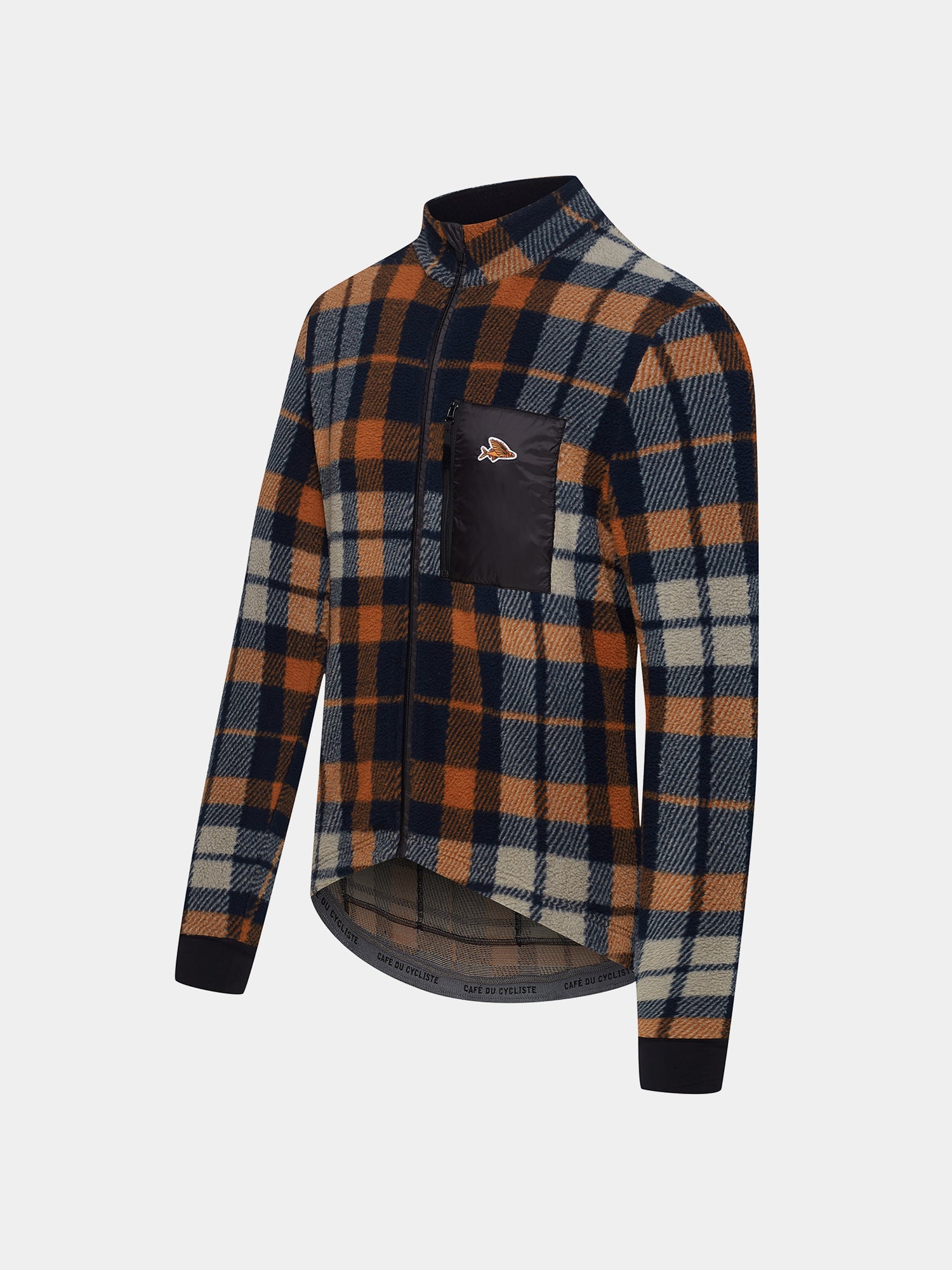 Men's Cycling Jersey Solange Navy Orange – Café du Cycliste